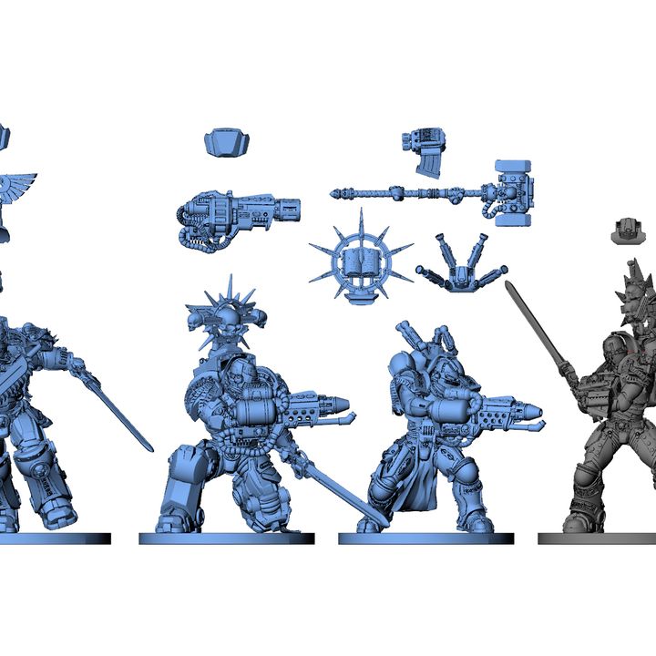 3D Printable Steel Sanctifier 6 by Silent Gil