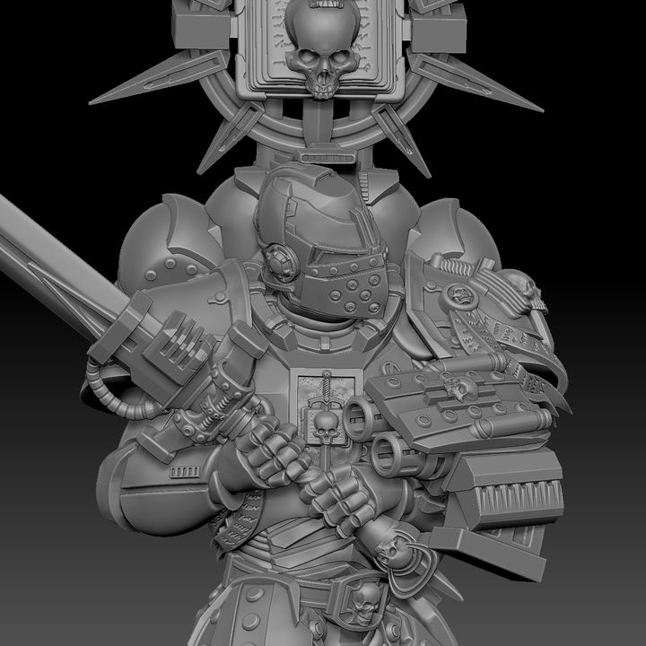 3D Printable Steel Sanctifier 6 by Silent Gil