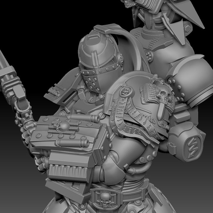 3D Printable Steel Sanctifier 6 by Silent Gil