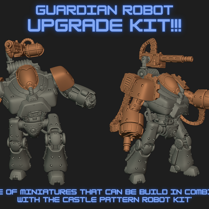 3D Printable Guardian Robot upgrade kit by Rizzenvoth