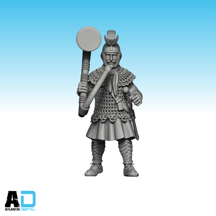 3D Printable Auxilia Palatina Cornuti by Wargames Atlantic