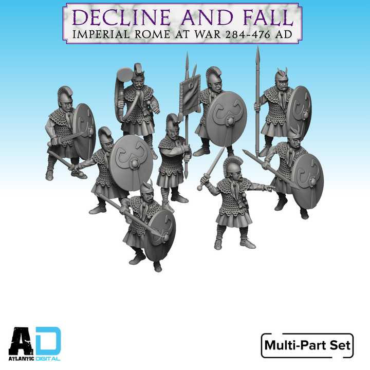 3D Printable Auxilia Palatina Cornuti by Wargames Atlantic