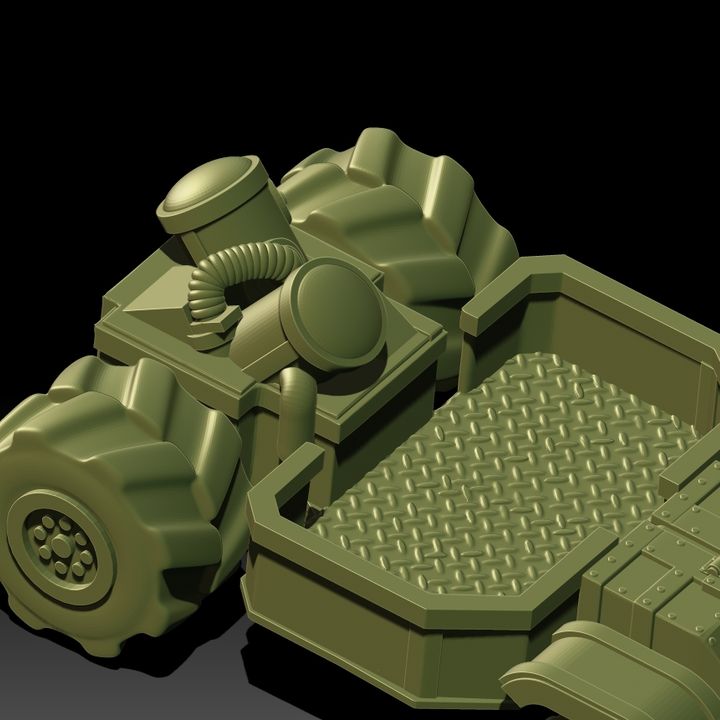 3D Printable Warwagon by Trollet Miniatures