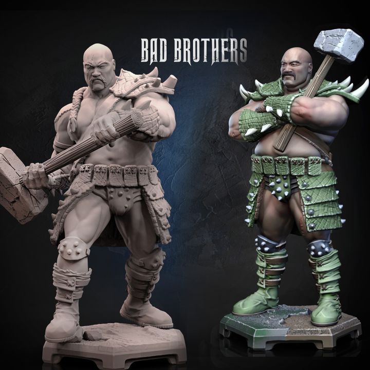 3D Printable Bad Bros by Dragun Studios