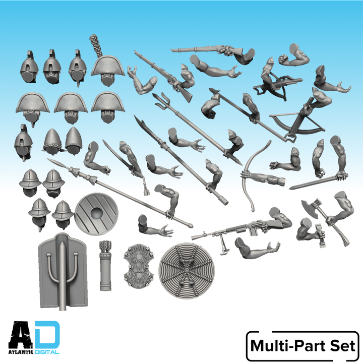 3D Printable Lizardmen Conversion Kit by Wargames Atlantic