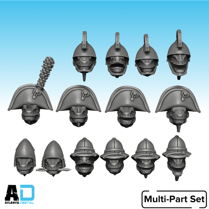 3D Printable Lizardmen Conversion Kit by Wargames Atlantic