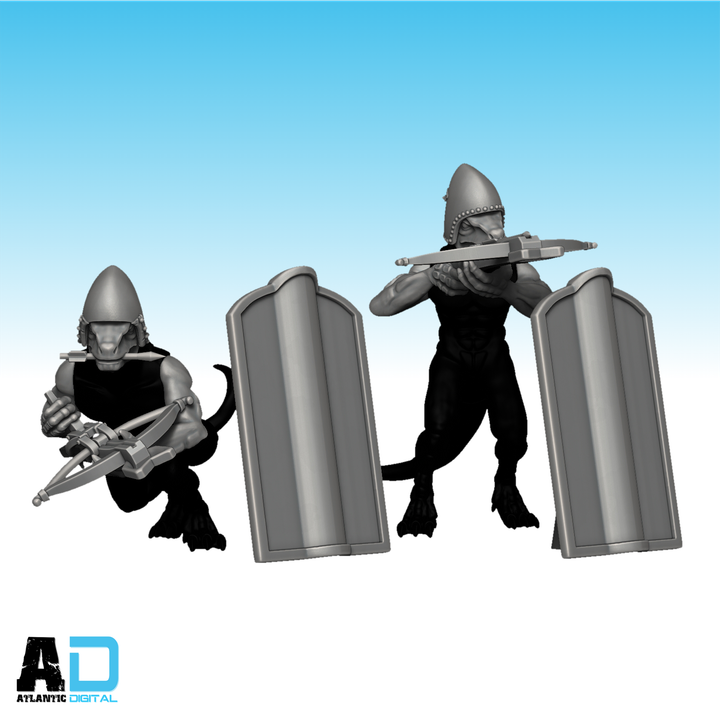 3D Printable Lizardmen Conversion Kit by Wargames Atlantic