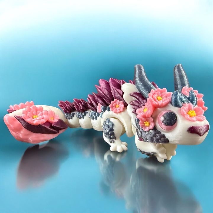3D Printable Sakura Dragon by Rebel Alicorn Designs