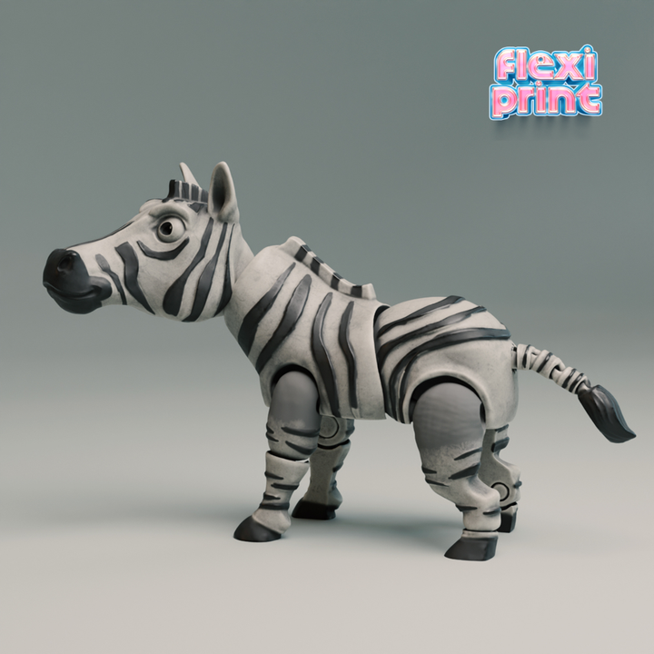 3D Printable Zebra | FlexiPrint by Flexi Print