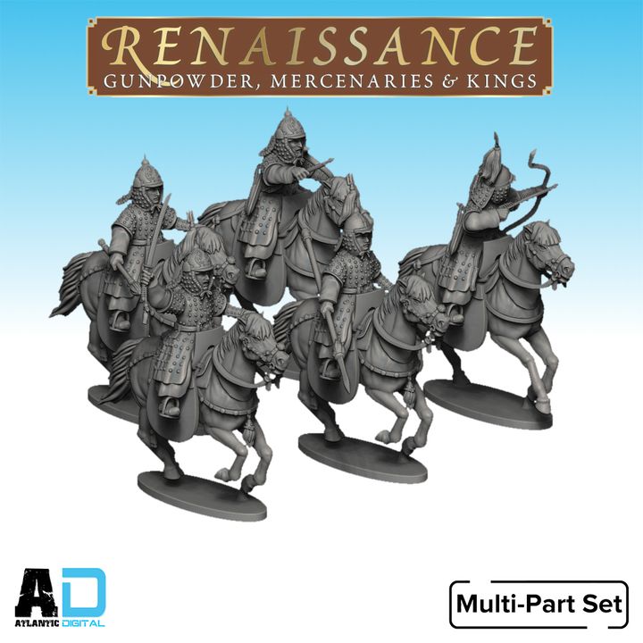 3D Printable Joseon Cavalry in Brigandine armor by Wargames Atlantic