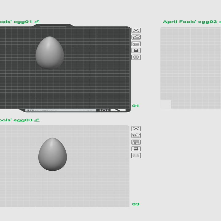 3D Printable April Fools Breakable Mystery Eggs - 3D print STL and 3MF ...