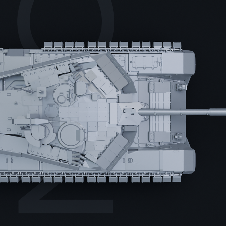 3D Printable Russian T90M Mod. 2023 MBT by The Military Industrial Complex