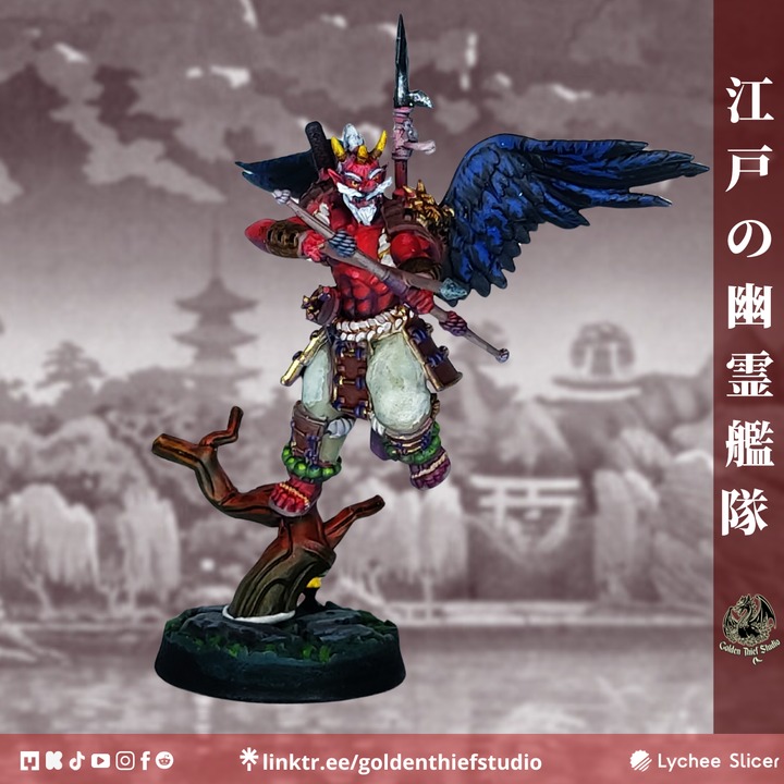 3D Printable Kiri no Yumi - Deadly Tengu Archers | 3D STL Miniatures ...