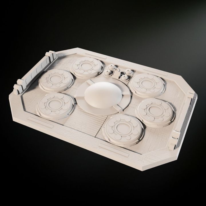 3D Printable Sci-Fi Transmat by WargamesCo