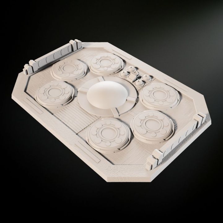 3D Printable Sci-Fi Transmat by WargamesCo