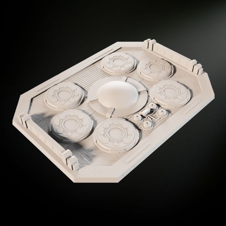 3D Printable Sci-Fi Transmat by WargamesCo