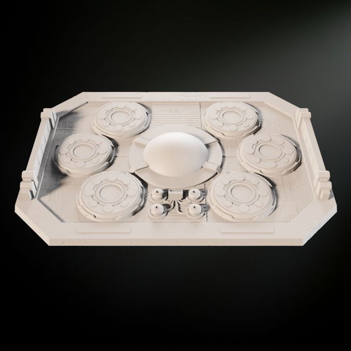 3D Printable Sci-Fi Transmat by WargamesCo