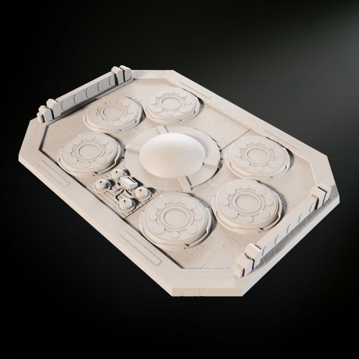 3D Printable Sci-Fi Transmat by WargamesCo