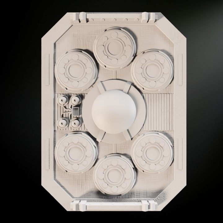 3D Printable Sci-Fi Transmat by WargamesCo