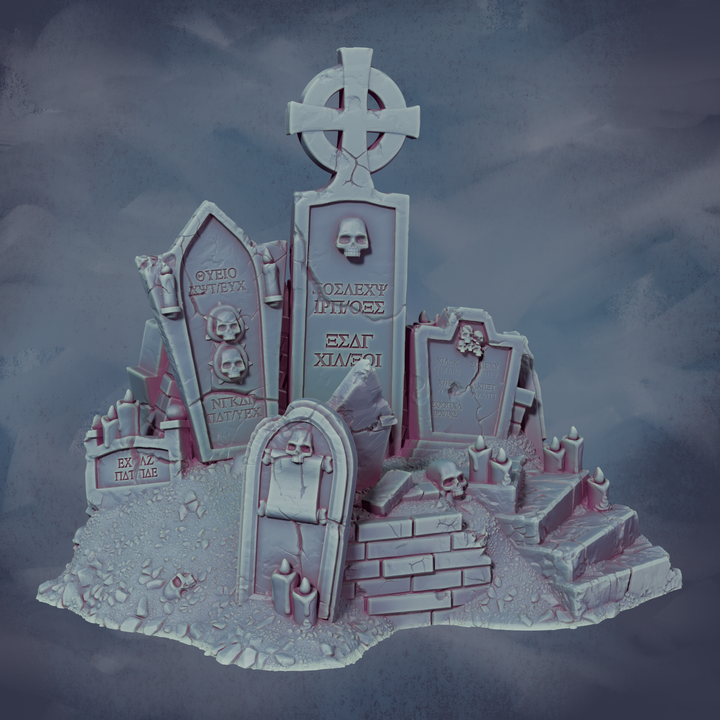 3D Printable Realms of Battle Fantasy Terrain Pack by EonsOfBattle