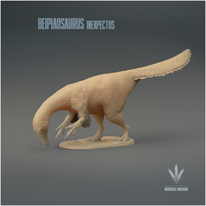 3D Printable Beipiaosaurus inexpectus : Feeding by Miniature Museum