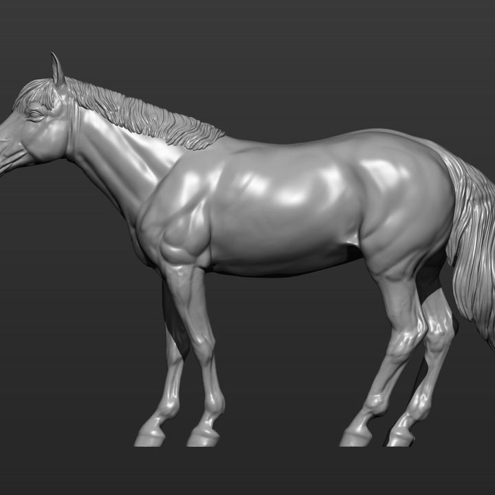 3D Printable Horse 3D print model by AKUZMENKO