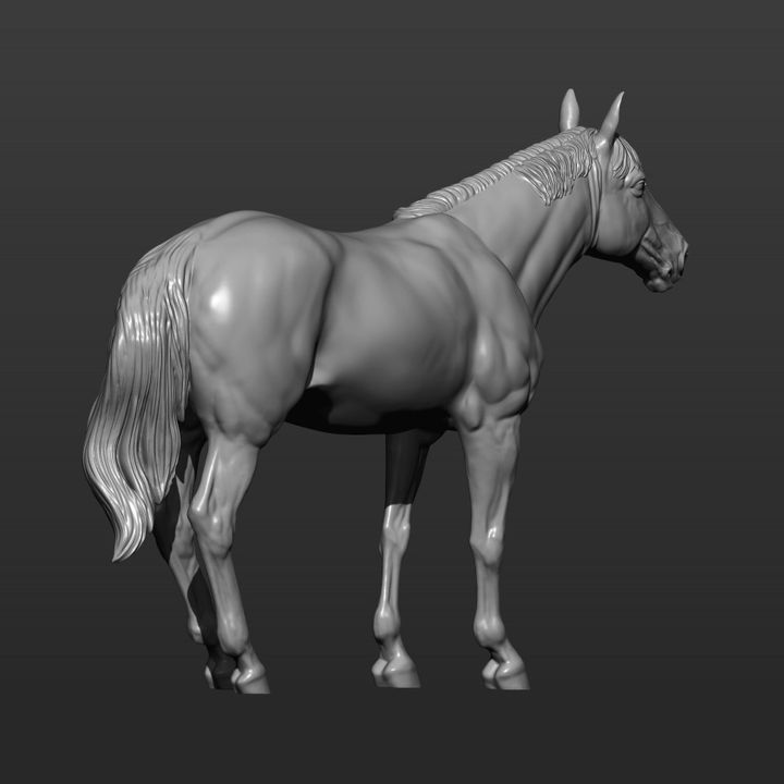3D Printable Horse 3D print model by AKUZMENKO