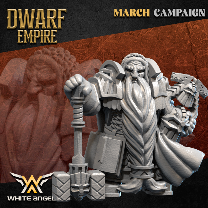 3D Printable DWARF COMMANDER - DWARF EMPIRE (MARCH 2025 CAMPAIGN) by ...