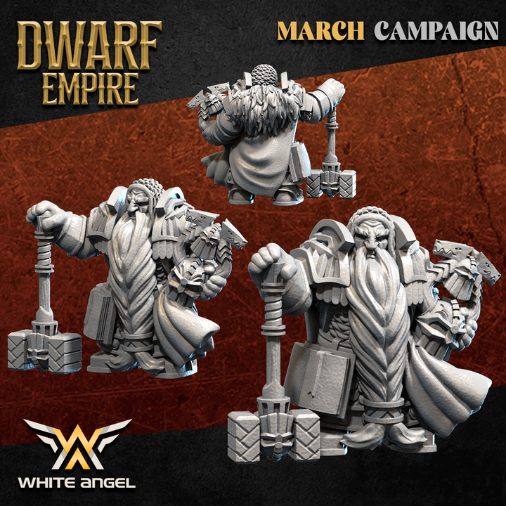 3D Printable DWARF COMMANDER - DWARF EMPIRE (MARCH 2025 CAMPAIGN) by ...