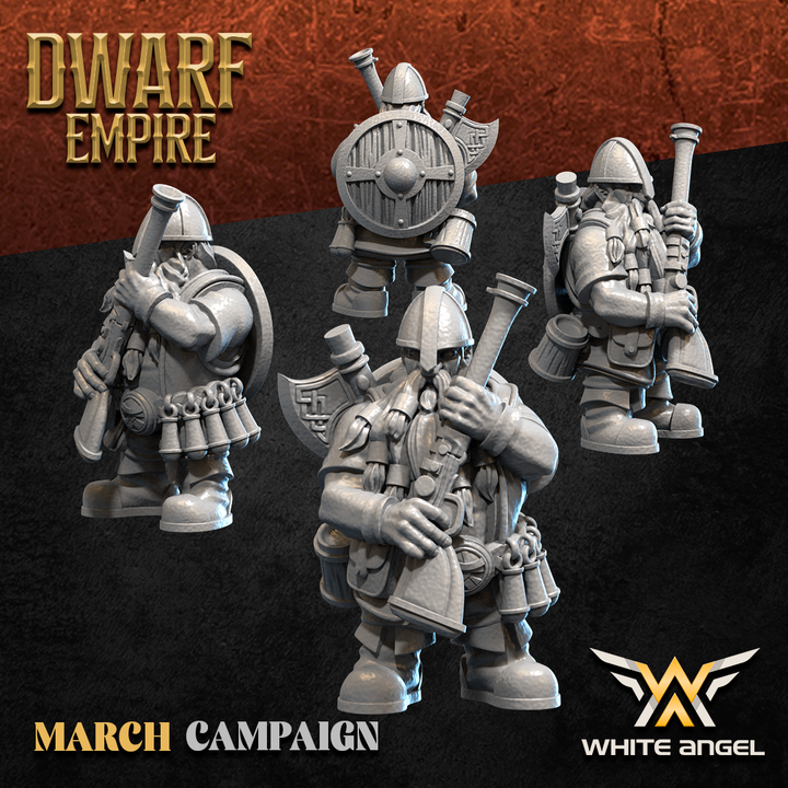 3D Printable DWARF SHOTGUNNER - DWARF EMPIRE (MARCH 2025 CAMPAIGN) by ...