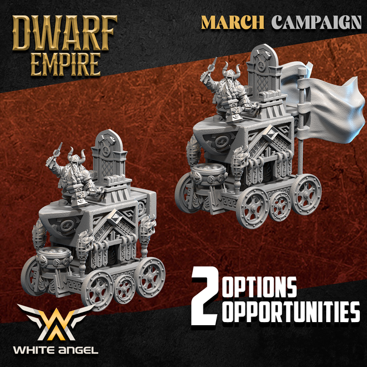 3D Printable DWARF ANVIL CHARIOT - DWARF EMPIRE (MARCH 2025 CAMPAIGN ...