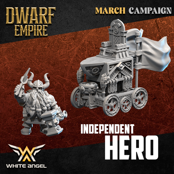 3D Printable DWARF ANVIL CHARIOT - DWARF EMPIRE (MARCH 2025 CAMPAIGN ...
