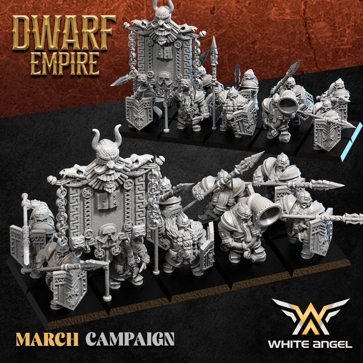 3D Printable ORIENTAL PIKEDWARF - DWARF EMPIRE (MARCH 2025 CAMPAIGN) by ...
