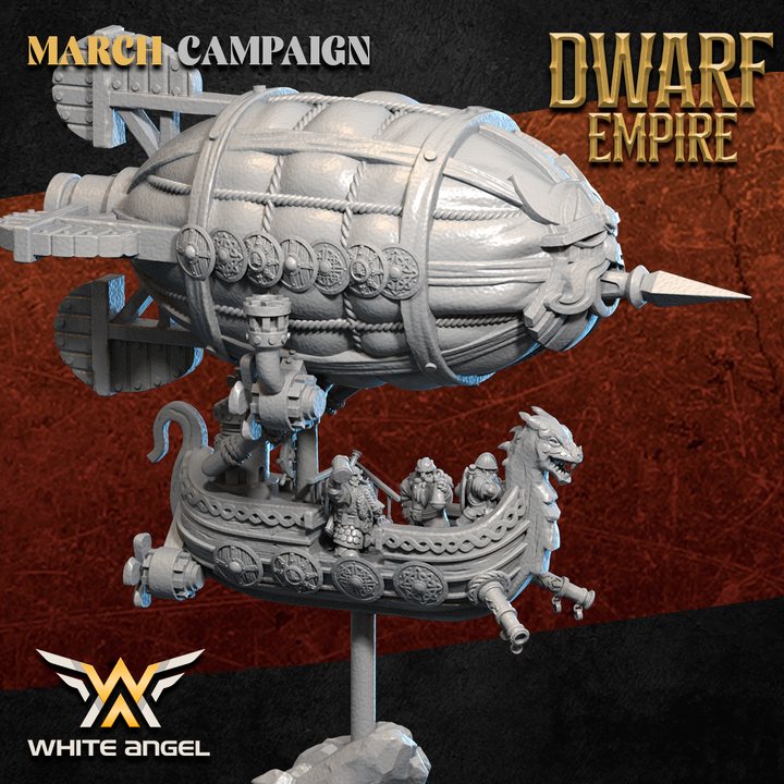 3D Printable DWARF ZEPPELIN - DWARF EMPIRE (MARCH 2025 CAMPAIGN) by ...