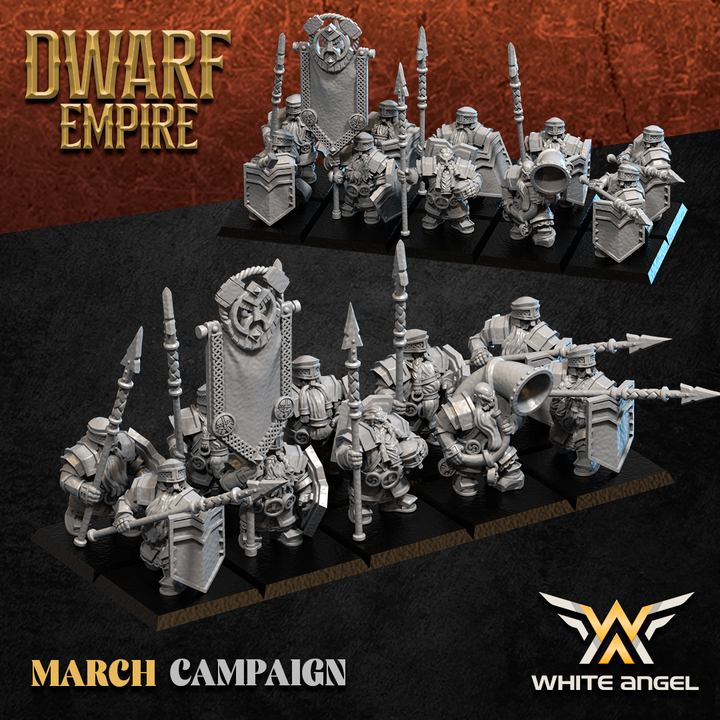 3D Printable PIKEDWARF - DWARF EMPIRE (MARCH 2025 CAMPAIGN) by WHITE ...