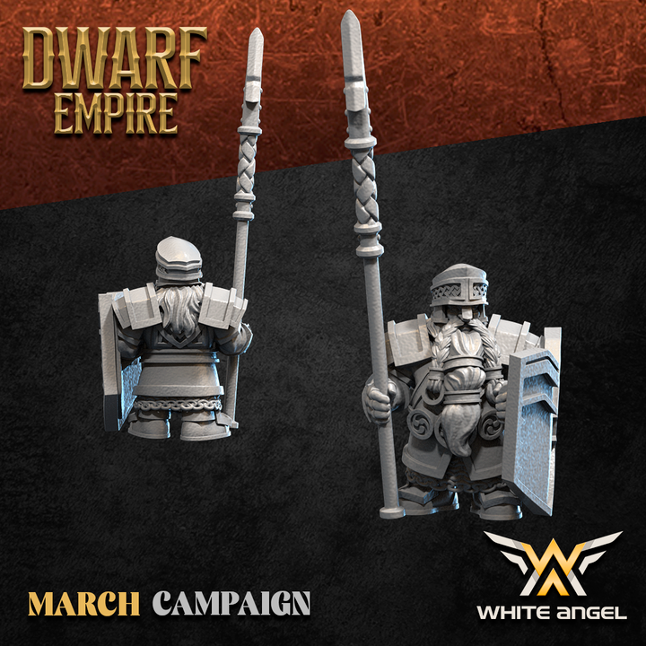3D Printable PIKEDWARF - DWARF EMPIRE (MARCH 2025 CAMPAIGN) by WHITE ...