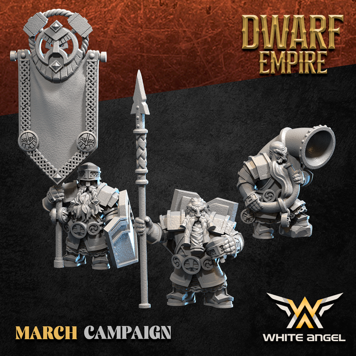 3D Printable PIKEDWARF - DWARF EMPIRE (MARCH 2025 CAMPAIGN) by WHITE ...