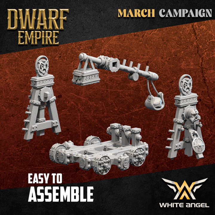 3D Printable DWARF FUN CATAPULT - DWARF EMPIRE (MARCH 2025 CAMPAIGN) by ...