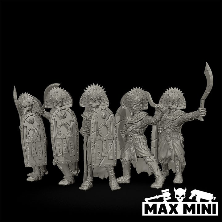 3D Printable Mummy Guards by Max Mini