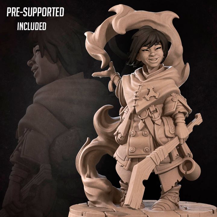 3D Printable Human Kineticist (2 Versions) by Bite the Bullet