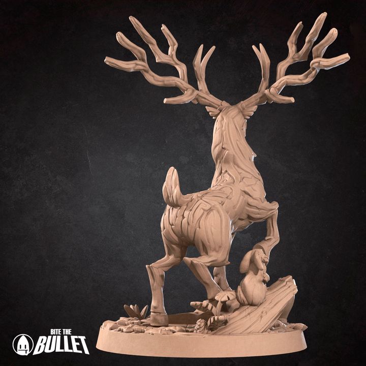 3D Printable Human Animist (+Deer) by Bite the Bullet