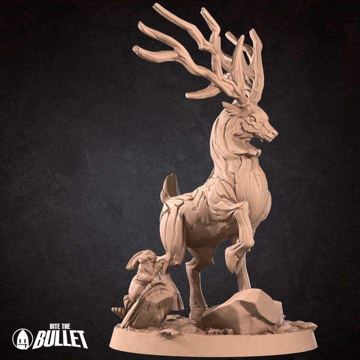 3D Printable Human Animist (+Deer) by Bite the Bullet