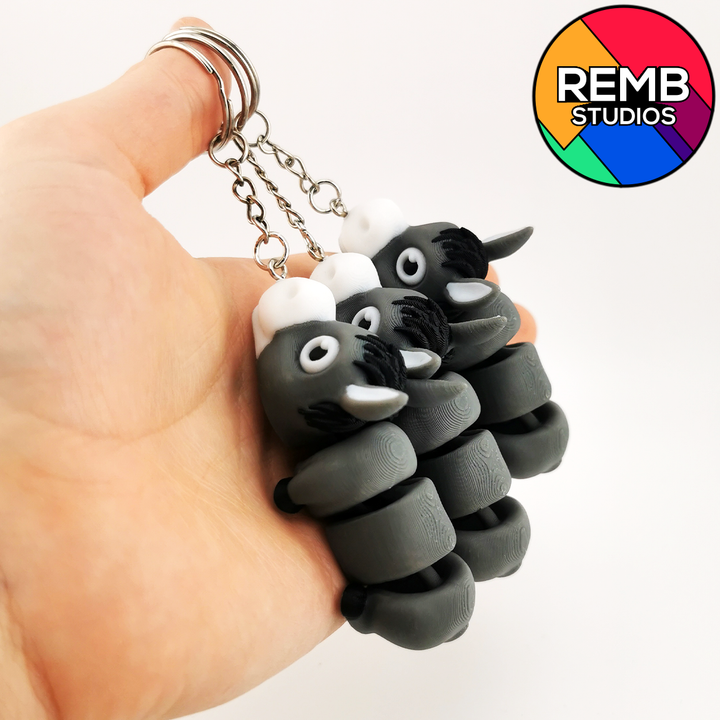 3D Printable Flexi Donkey – Articulated Print-in-Place Model by RembStudios