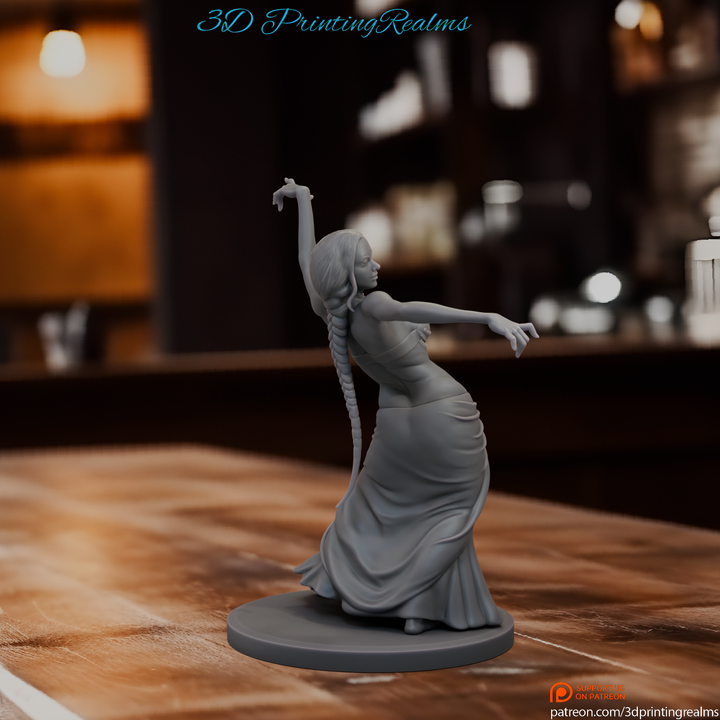 3D Printable Dancing Girl by 3DprintingRealms