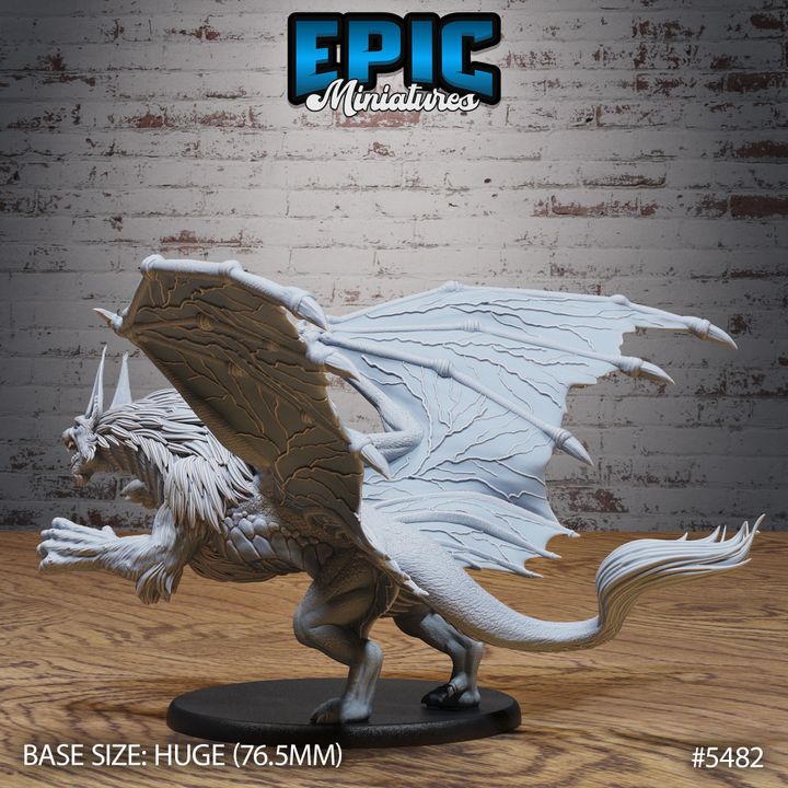 3D Printable Dragonne Set / Liondrake / Lion Dragon Hybrid / Tiger ...