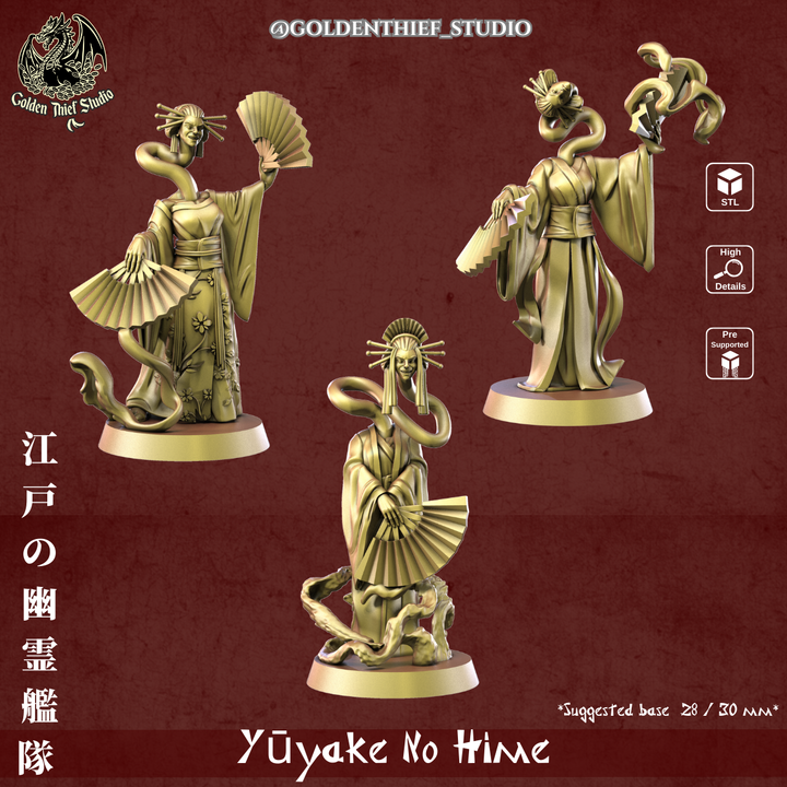 3D Printable Yuyake no Hime - The Rokurokubi Princesses of Twilight ...