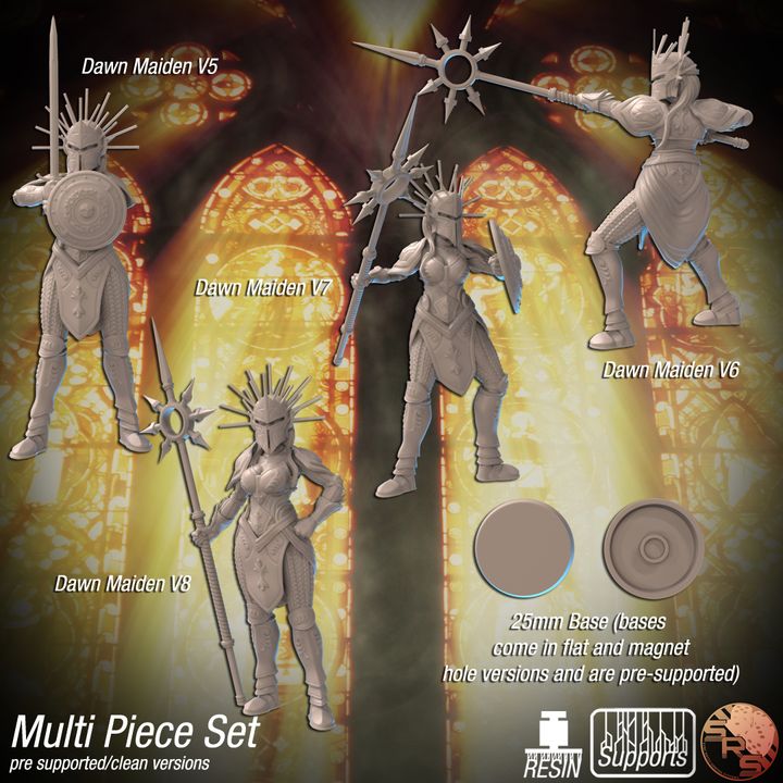 3D Printable Maidens of the Martyred Rose All-In Pledge by Sync Ratio ...