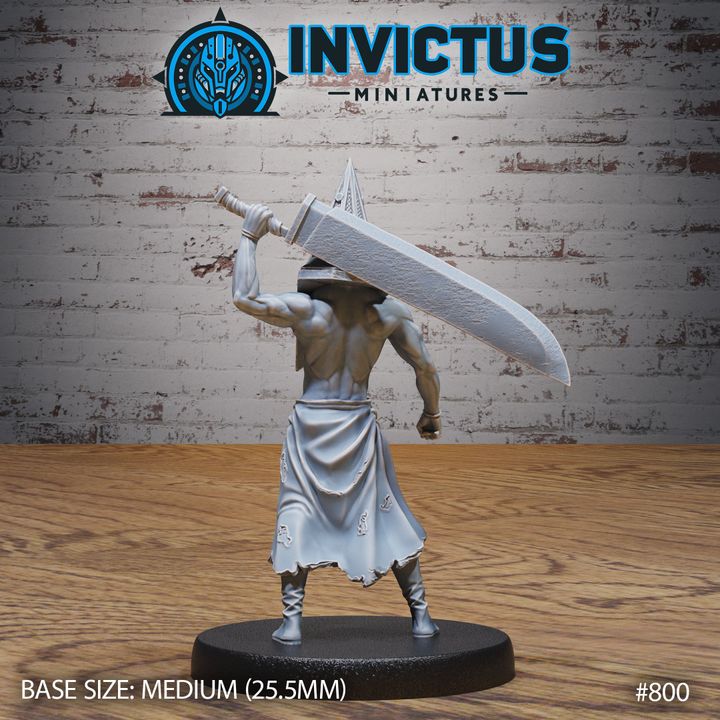 3D Printable Crimson Executioner / Pyramid Head Warrior / Humanoid ...