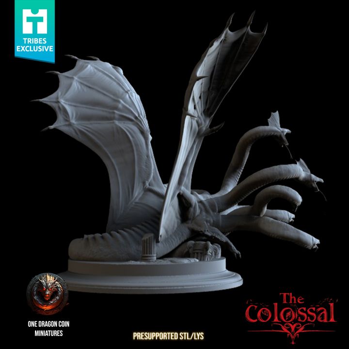 3D Printable Colossal Hydra - Collection by Spirit of Resin Miniatures