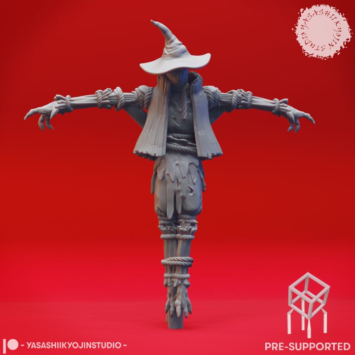 3D Printable Scarecrow - Field - Tabletop Miniature (Pre-Supported) by ...
